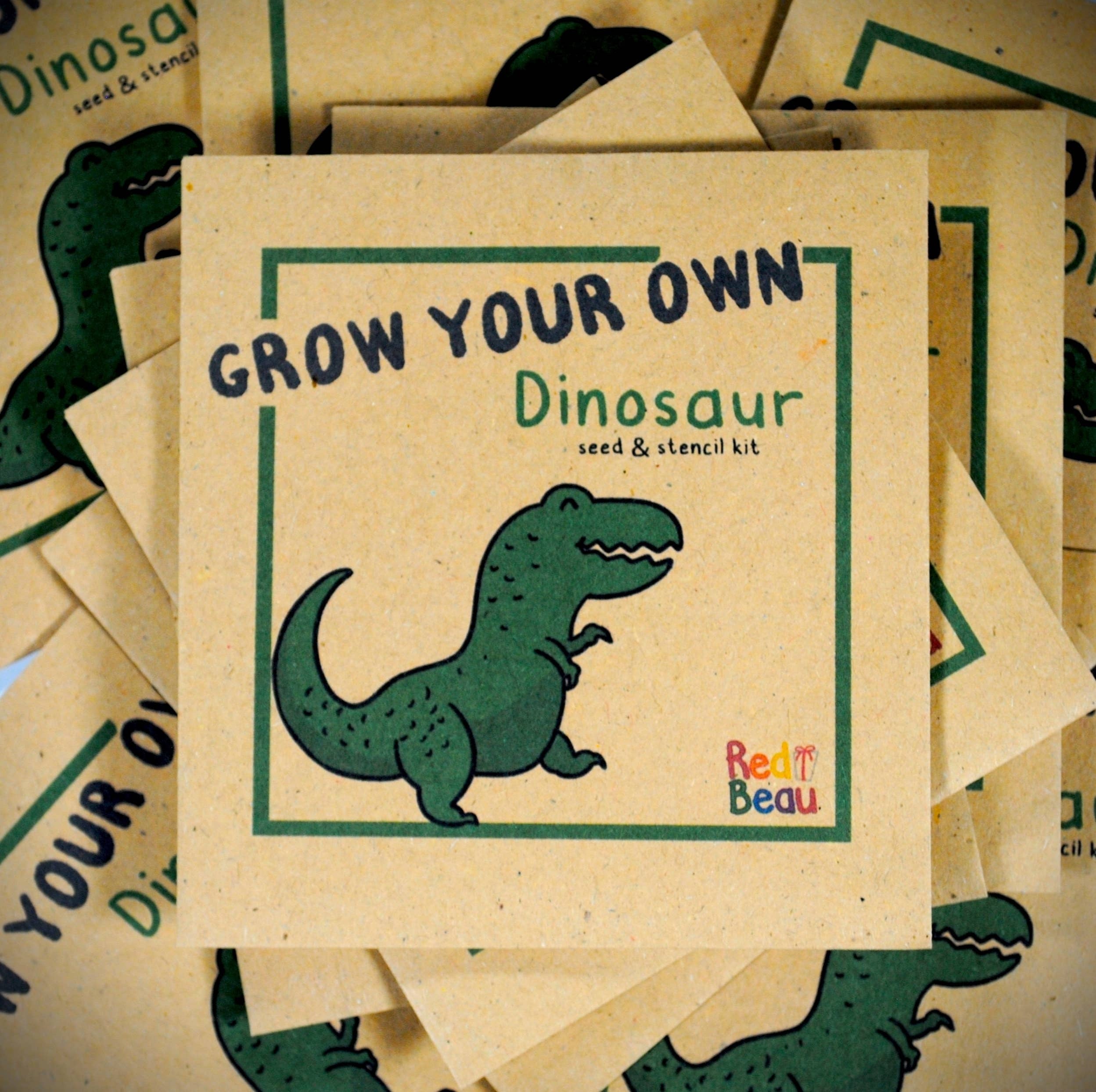 Dinosaur seed and stencil packs | Witching Hour Provisions